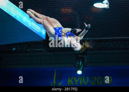 KYIV, UKRAINE - AUGUST 6, 2019: Ellen EK of Sweden performs during ...