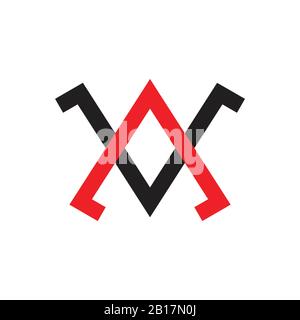 colorful arrow linked logo vector Stock Vector Image & Art - Alamy