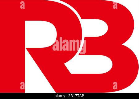 letter rb simple linked geometric line logo vector Stock Vector Image & Art - Alamy