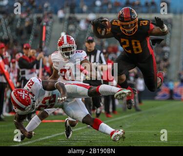 Carson, California, USA. 23rd Feb, 2020. 28 Martez Carter touchdown ...