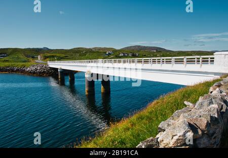 The Great Bernera Bridge, Island of Bernera connecting to the Isle of ...