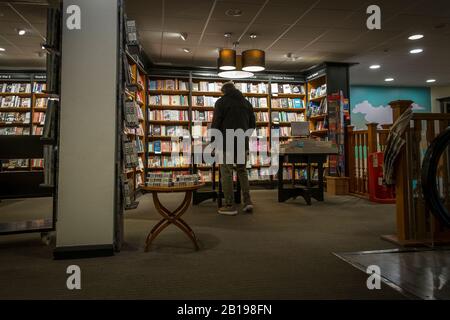 The interior of a Waterstones Bookshop in Truro in Cornwall in the UK in Europe Stock Photo - Alamy