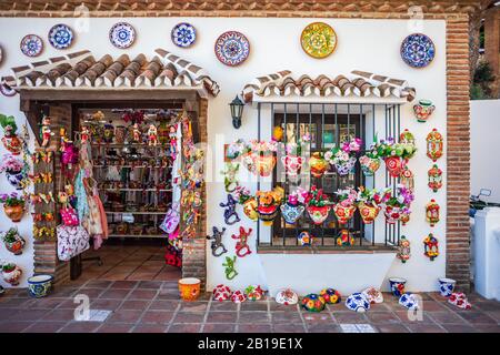 Souvenir shop in Mijas Stock Photo: 82184451 - Alamy