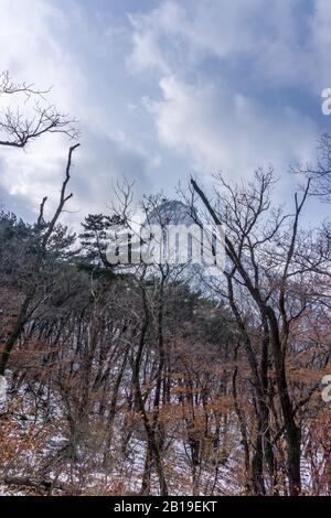 Mountain view of Bukhansan National Park, Seoul, South Korea Stock ...