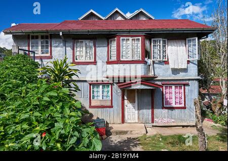 Sagada, Mountain Province, Philippines: Traditional houses in town ...