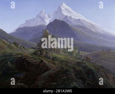 The Watzmann, Caspar David Friedrich, 1824-1825, Alte Nationalgalerie ...