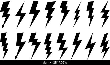 Thunderbolt flash power logo and symbol Stock Vector Image & Art - Alamy
