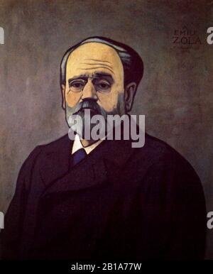 'Félix Vallotton, 1902 - Émile Zola' is a portrait by Swiss-French ...