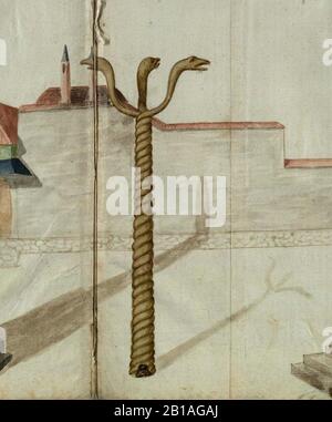 Freshfield Album fol 20 - Serpent Column 1 Stock Photo - Alamy