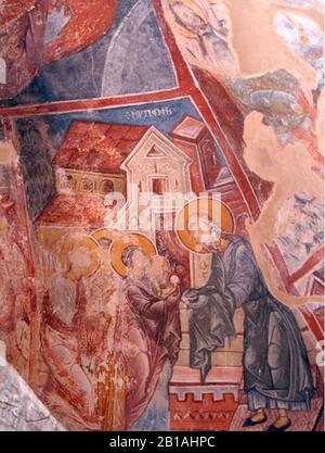 Freski od Sv. Atanasij Kališki (8 Stock Photo - Alamy