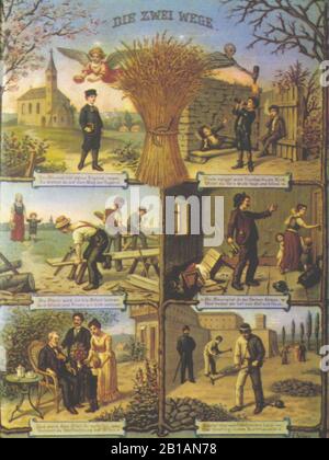 Fridolin Leiber Die zwei Wege Stock Photo - Alamy