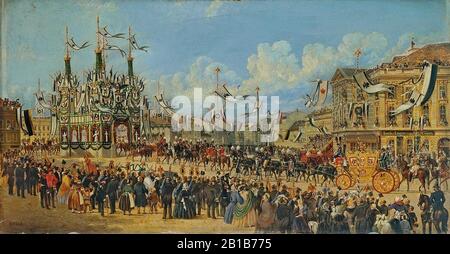 Krönung König Wilhelms I in Königsberg - Coronation of King William I ...
