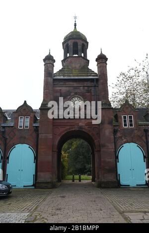 Keele University Clock House, Keele, Staffordshire, England UK Stock ...
