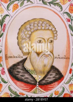 Grand Prince Ivan III of Moscow, also known as Ivan the Great, depicted ...