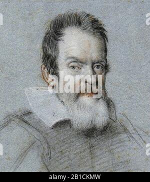 Galileo Galilei by Ottavio Leoni Marucelliana Stock Photo - Alamy
