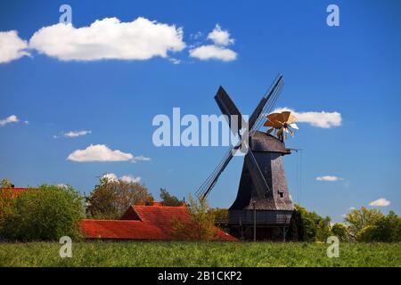 wind mill Messlingen from 1843, Petershagen, East Westphalia, North ...