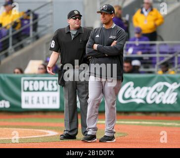 Home plate umpire Ray Gregson reacts to a play during the game between ...