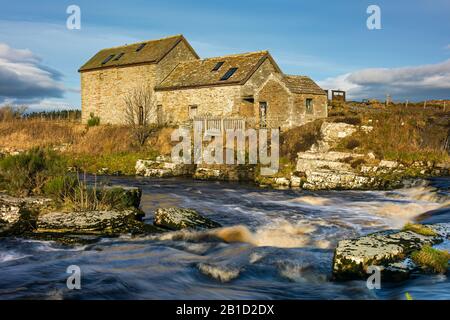 The river Thurso and Dale Mill at Westerdale, Caithness, Scotland, UK ...