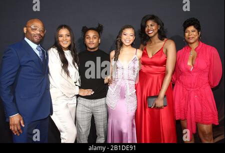 Iman Reid, Josh Reid, Storm Reid, Paris Reid and Robyn Simpson arriving ...