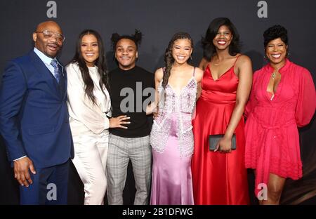 Iman Reid, Josh Reid, Storm Reid, Paris Reid and Robyn Simpson arriving ...
