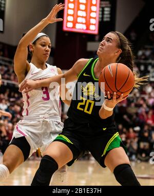 Oregon guard Sabrina Ionescu during the first half of an NCAA college ...