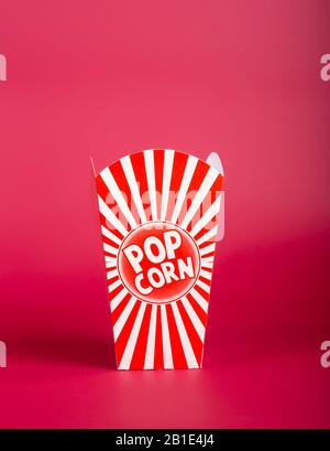 Empty popcorn bucket Stock Photo - Alamy
