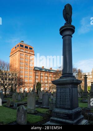 The DC Thompson Courier Office building showing the 1960s tower and ...