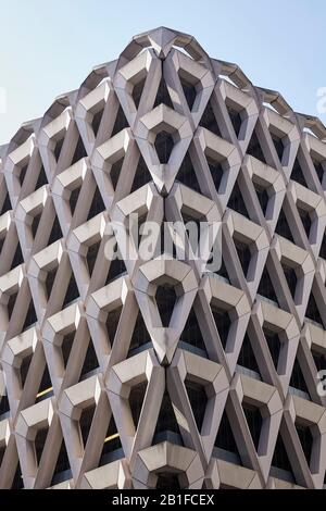 Detail of triangular precast concrete units. Welbeck Street Car Park ...