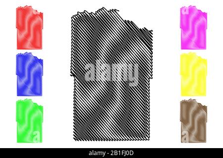 Mineral County (Colorado) outline map set Stock Vector Image & Art - Alamy