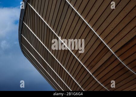 LEE VALLEY VELOPARK / Velodrome roof detail, Queen Elizabeth Olympic ...