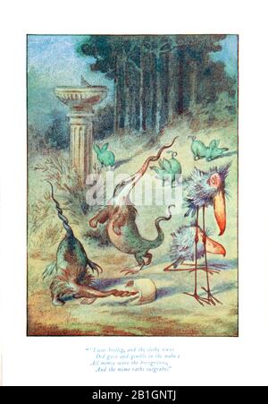 "'Twas brillig, and the slithy toves did gyre and gimble in the wabe ...