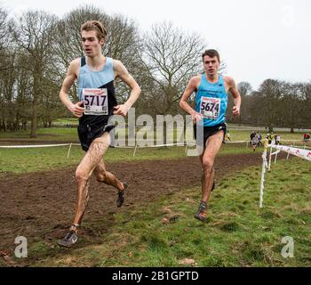 NOTTINGHAM - ENGLAND - 22 FEB, Joshua Lay competing in the junior men’s ...