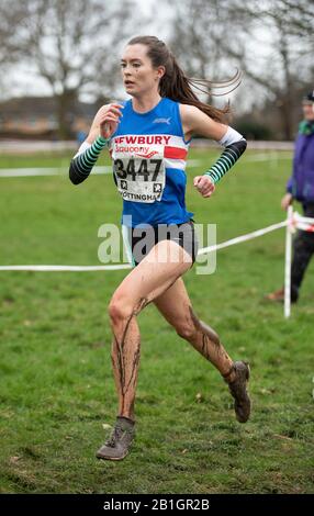 NOTTINGHAM - ENGLAND - 22 FEB: Isobel Fry, Amelia Quirk and Giorgia ...