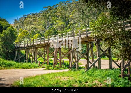 Timboon Rail Trestle Bridge in Victoria, Australia Stock Photo - Alamy