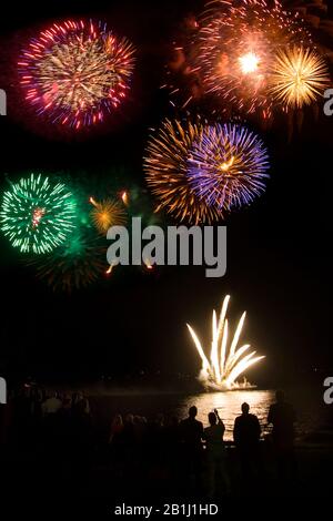 Lots of Fireworks Stock Photo - Alamy