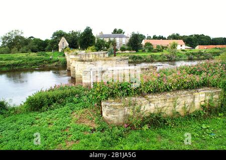 Snaith flood, river Aire flooding Stock Photo - Alamy