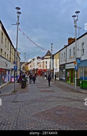 General view on the main shopping area of the Central Market Hall ...
