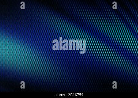 blue wave metallic mesh. metal background and texture. 3d illustration ...