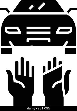 house crash icon Vector Glyph Illustration Stock Vector Image & Art - Alamy