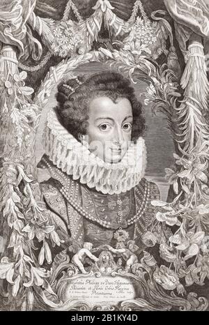 Elisabeth of France 1602 –1644 Queen of Spain wife of King Philip IV of ...