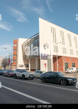 Belfast Met building at the Titanic Quarter Stock Photo - Alamy