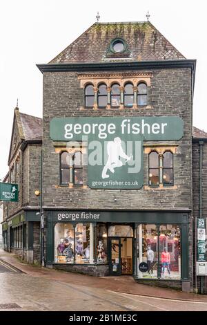 The George Fisher outdoor shop in the Lake District town of Keswick UK ...
