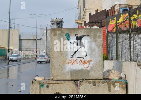 Graffiti Grenze, Bethlehem, Israel Stock Photo - Alamy