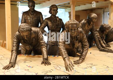 Filter Room plotters, RAF Fighter Command HQ, Bentley Priory Museum ...