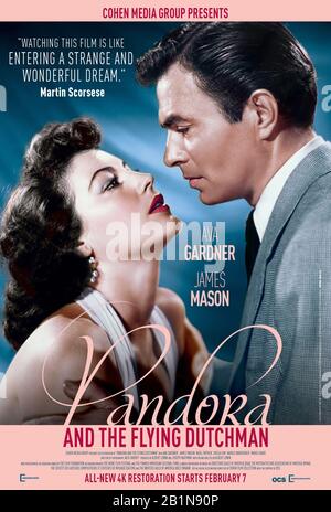 Ava Gardner & James Mason Poster Film: Pandora And The Flying Dutchman ...