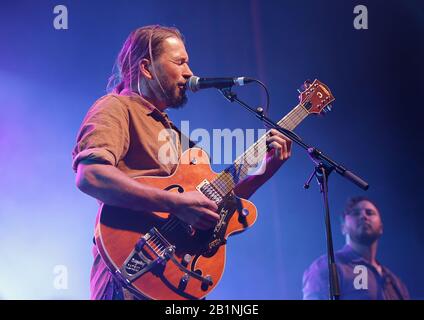 Teskey Brothers Performing at Manchester O2 Ritz Featuring: Teskey ...