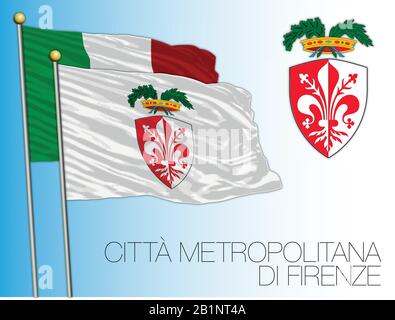 Emblem of Florence. City of Italy. Vector illustration Stock Vector ...