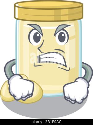 Angry butter mascot cartoon style Stock Vector Image & Art - Alamy