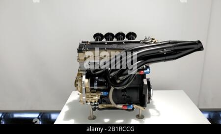1976 BMW 762 power engine in the museum Stock Photo - Alamy