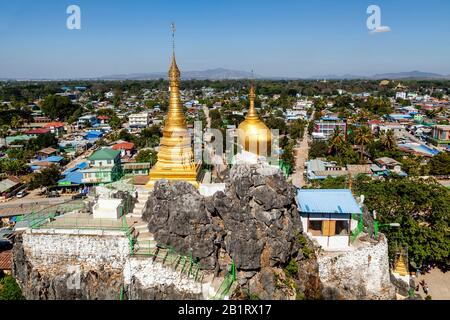 Loikaw - View from Taung Kwe Pagoda Stock Photo - Alamy